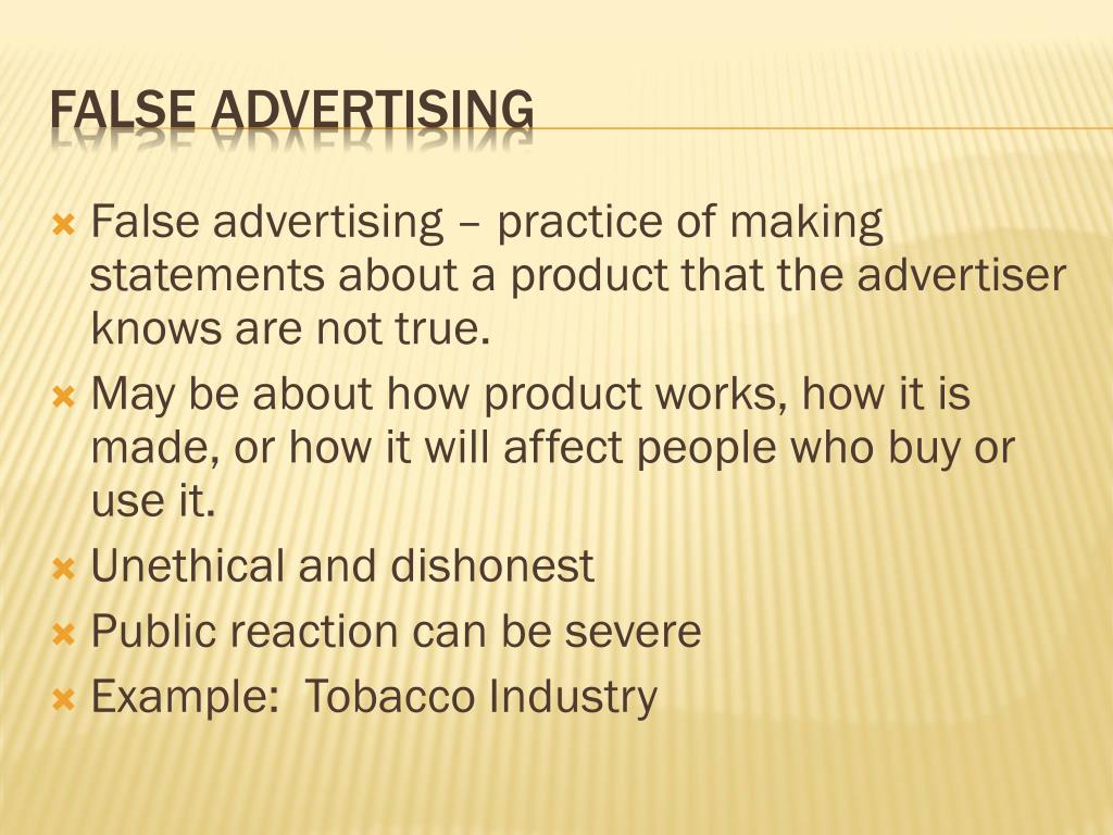PPT - Ethical selling, marketing, & Advertising PowerPoint Presentation ...