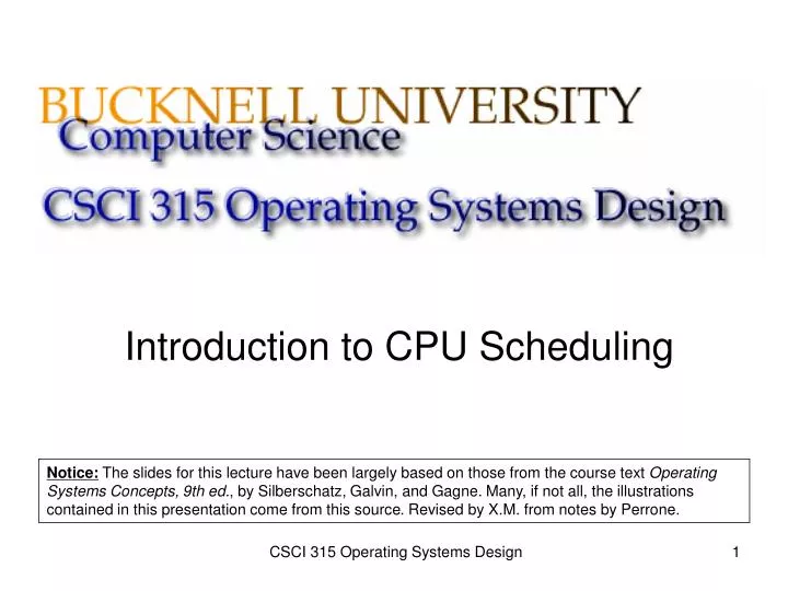PPT - Introduction to CPU Scheduling PowerPoint Presentation, free ...