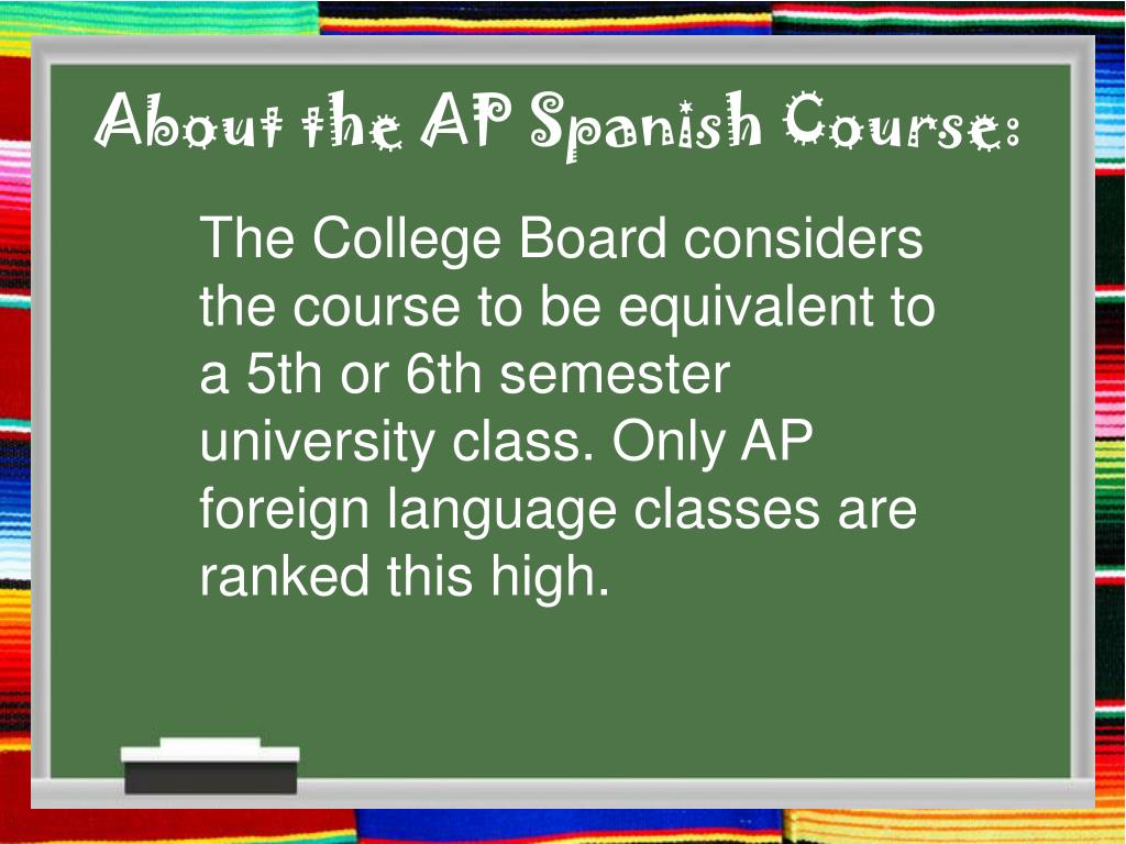 PPT - Bienvenidos a la clase de AP español Sra . Broda PowerPoint ...