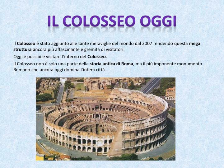 PPT - Il Colosseo PowerPoint Presentation - ID:2425050