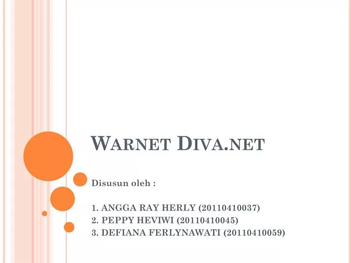 PPT - Warnet Diva PowerPoint Presentation, free download - ID:2425213