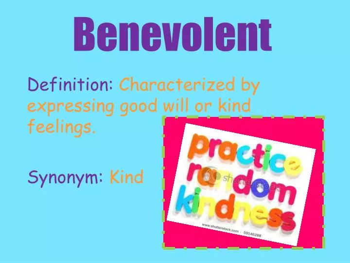 PPT - Benevolent PowerPoint Presentation, free download - ID:2425538