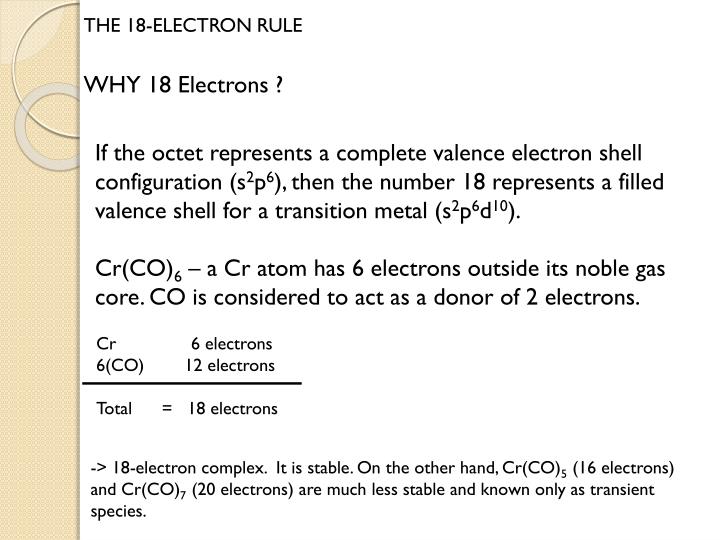 PPT - Electron Counting on Organometallic compounds PowerPoint ...