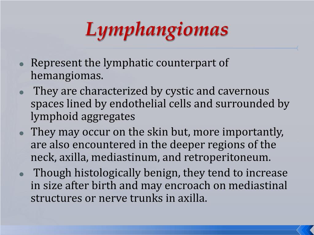 PPT - TUMORS AND TUMOR-LIKE LESIONS OF INFANCY AND CHILDHOOD PowerPoint ...