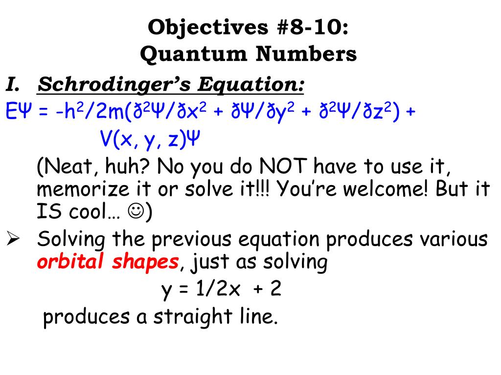 PPT - Chemistry I Honors--Unit 3: Quantum Mechanical Model of the Atom ...