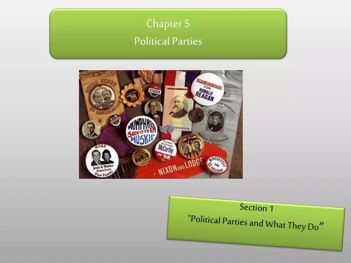 PPT - Chapter 5 Political Parties PowerPoint Presentation, free ...