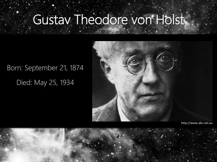 PPT - Gustav Holst PowerPoint Presentation - ID:2426233
