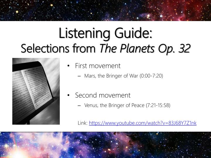 PPT - Gustav Holst PowerPoint Presentation - ID:2426233