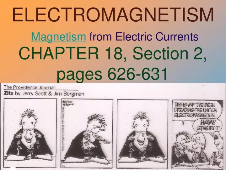 PPT - ELECTROMAGNETISM PowerPoint Presentation, free download - ID:2426260