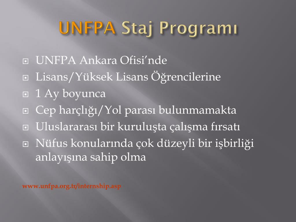 PPT - UNFPA TÜRKİYE AİLE PLANLAMASININ PAZARLANMASI PowerPoint ...