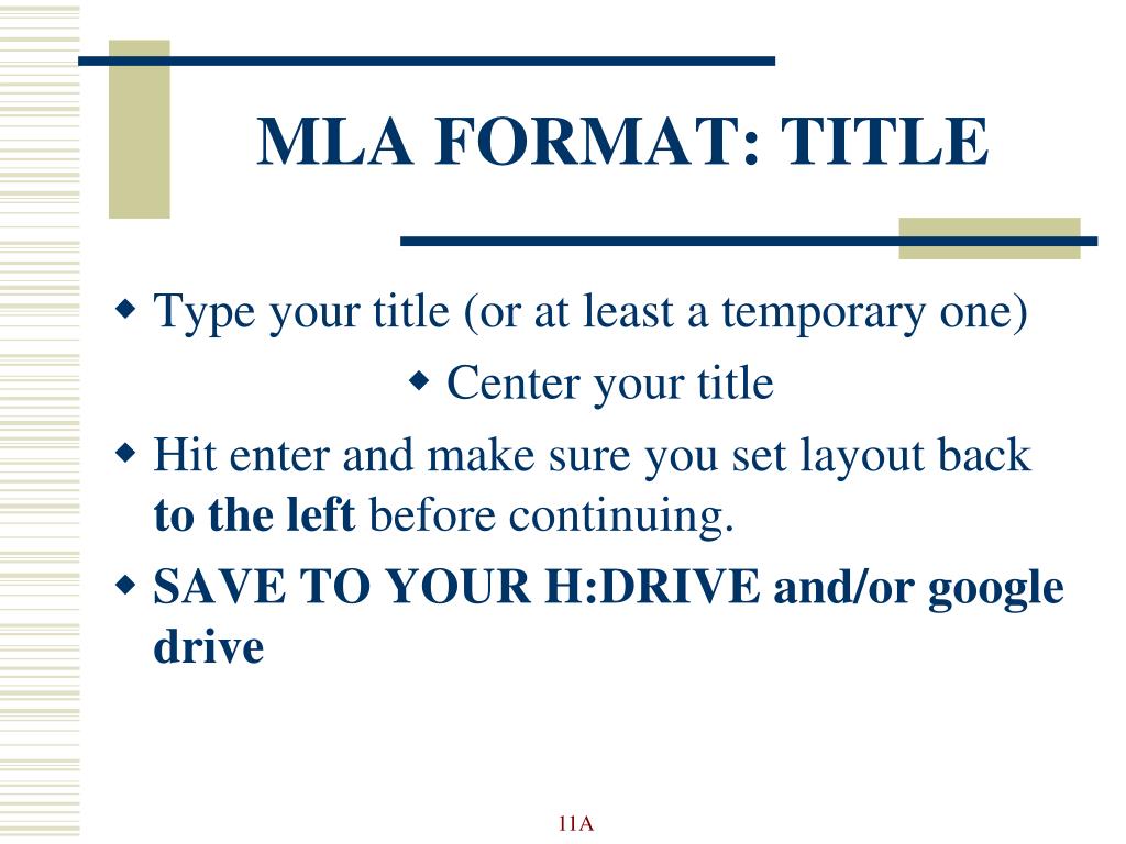 PPT MLA FORMAT REVIEW PowerPoint Presentation Free Download ID 2426650