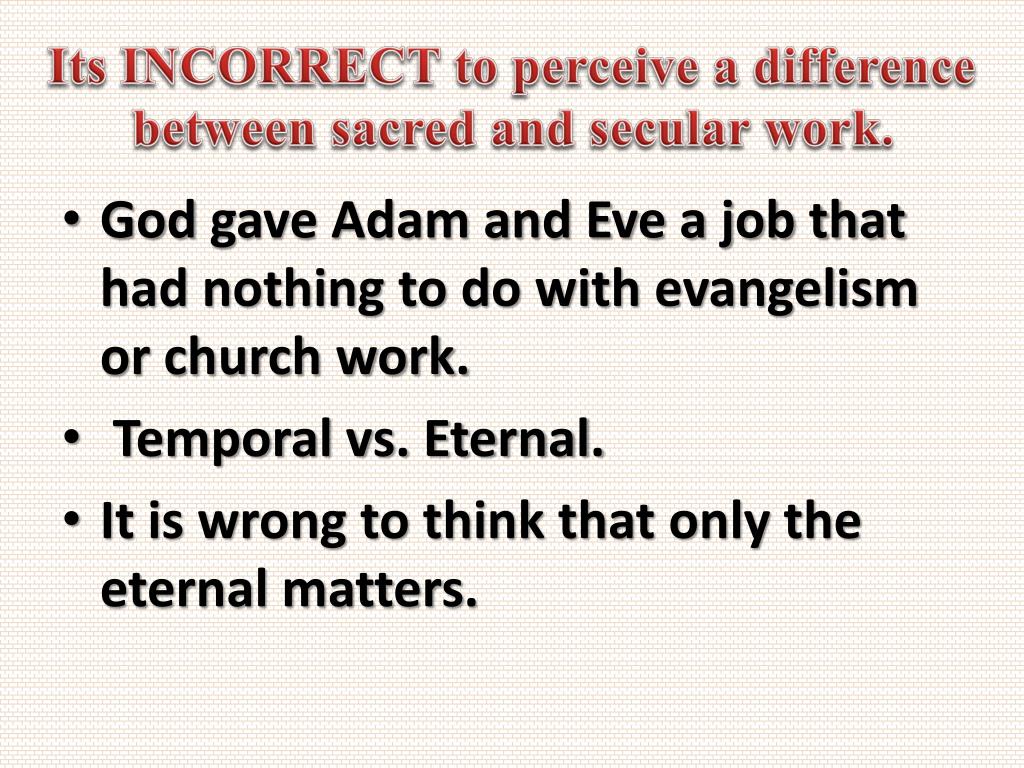 PPT - Take This Job and LOVE It! Pastor Mark Schwarzbauer PhD Family ...