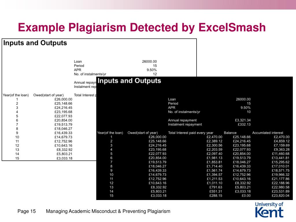 PPT - Plagiarism Detection in Microsoft Excel Assignments PowerPoint ... PPT - Plagiarism Detection in Microsoft Excel Assignments PowerPoint ...