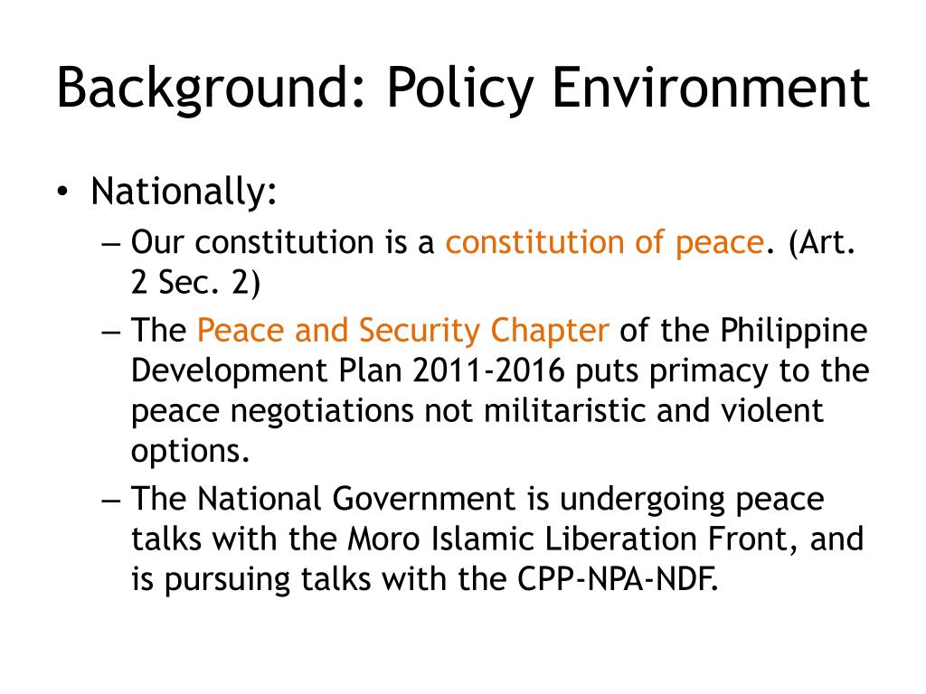 PPT - Localizing Peace Day: A briefer on the International Day of Peace ...