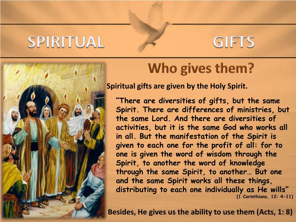 PPT - SPIRITUAL GIFTS FOR EVANGELISM AND WITNESSING PowerPoint ...
