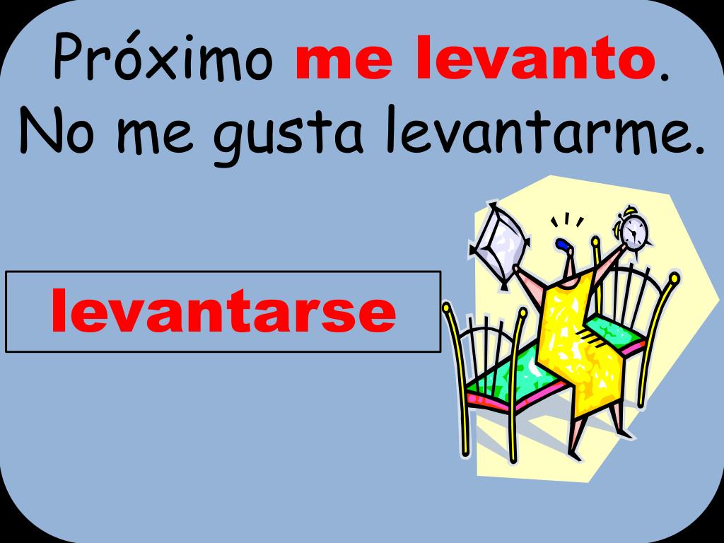 PPT - Español 2 – Lección 7 El vocabulario Los Verbos Reflexivos ...