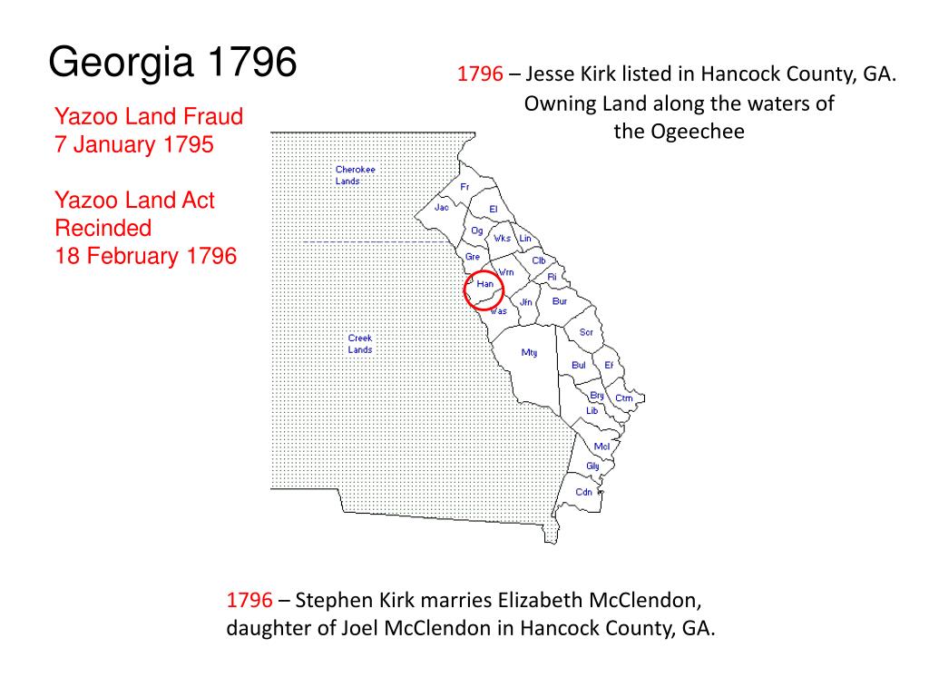 PPT - Early Kirk’s appearing in North Carolina 1697 - 1758 PowerPoint ...