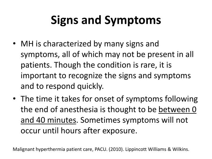 PPT - Malignant Hyperthermia (MH) PowerPoint Presentation - ID:2429650