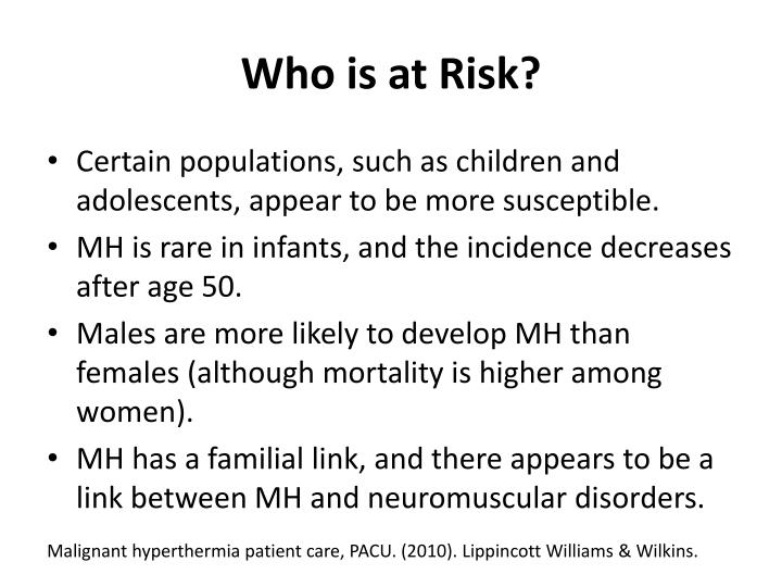 PPT - Malignant Hyperthermia (MH) PowerPoint Presentation - ID:2429650