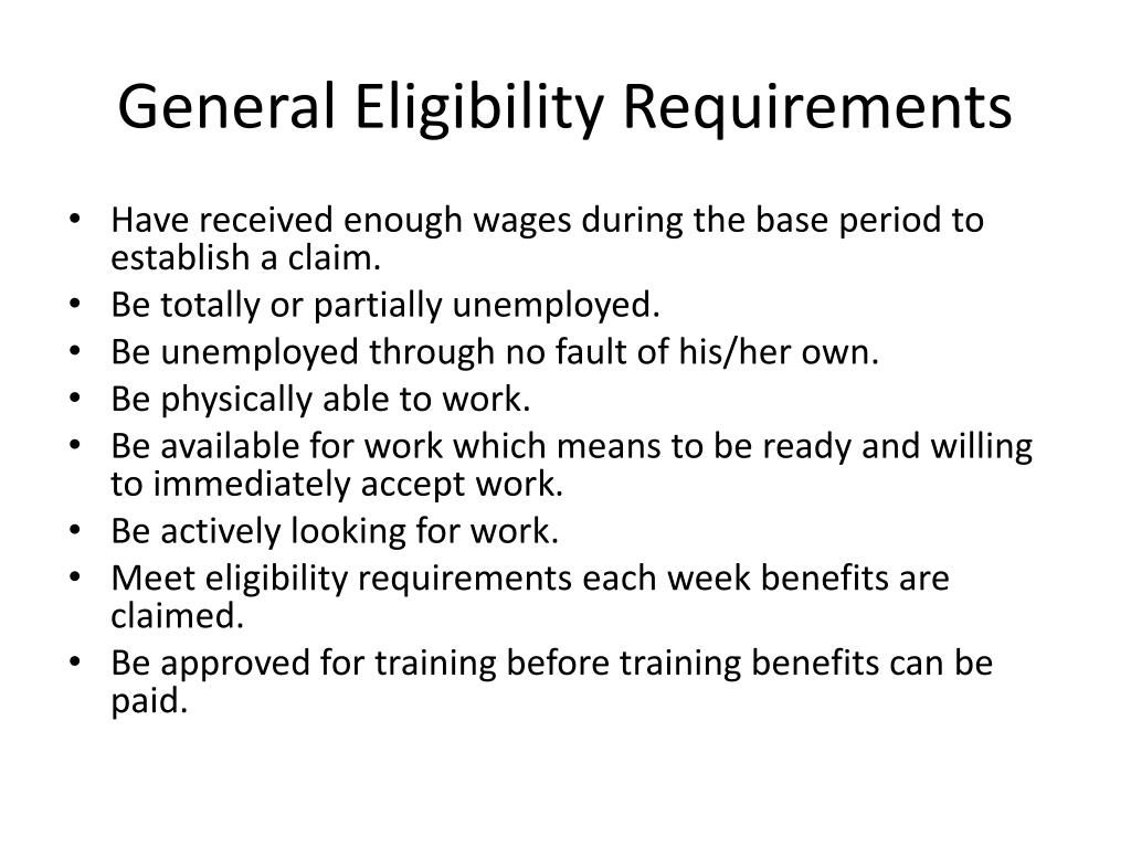PPT - Unemployment Insurance Benefits PowerPoint Presentation, free ...