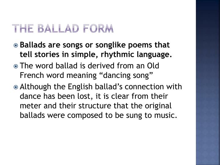 PPT - Chapter 2 The Middle ages; the ballad PowerPoint Presentation ...