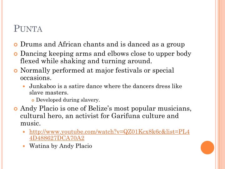 PPT - Music and Dance of Belize PowerPoint Presentation - ID:2430654