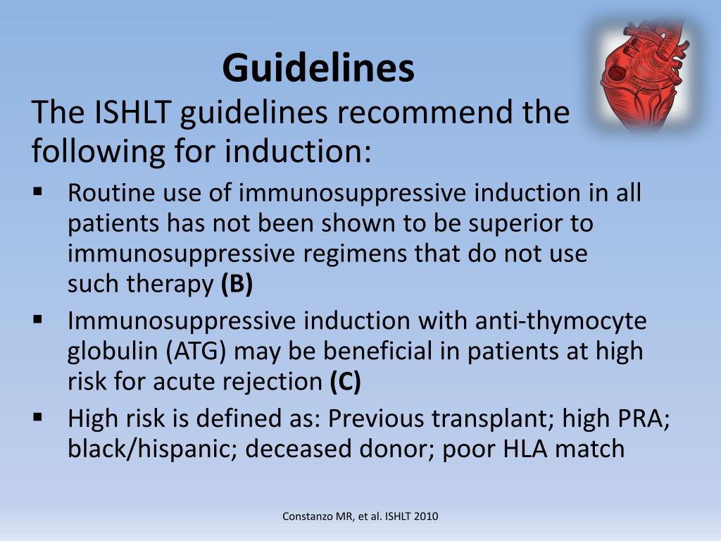 PPT - Heart Transplant: Induction Therapy PowerPoint Presentation, free ...