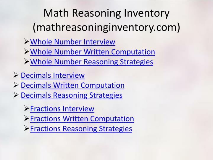 PPT - Assessing Math Difficulties PowerPoint Presentation - ID:2430748