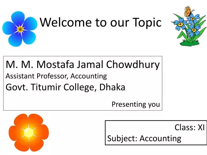 PPT - Welcome to our Topic PowerPoint Presentation, free download - ID ...