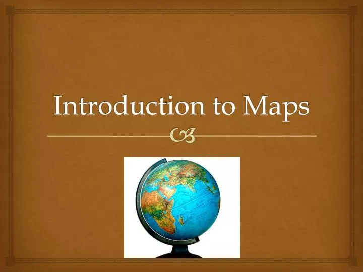 PPT - Introduction to Maps PowerPoint Presentation, free download - ID ...