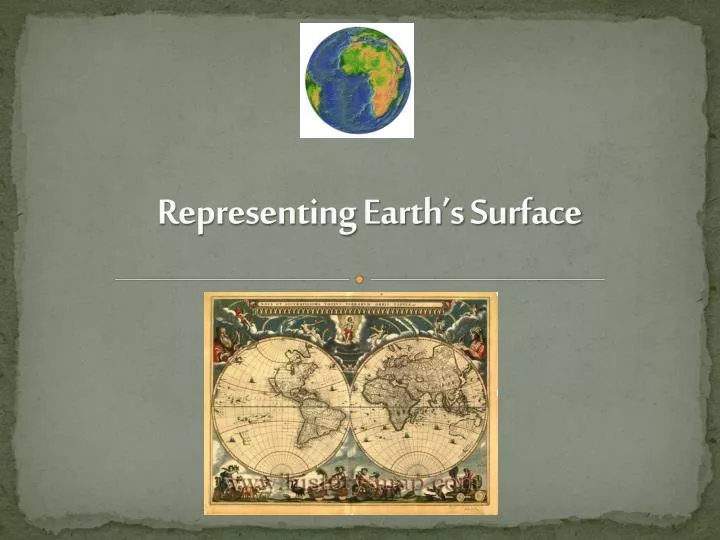 PPT - Representing Earth’s Surface PowerPoint Presentation, free ...