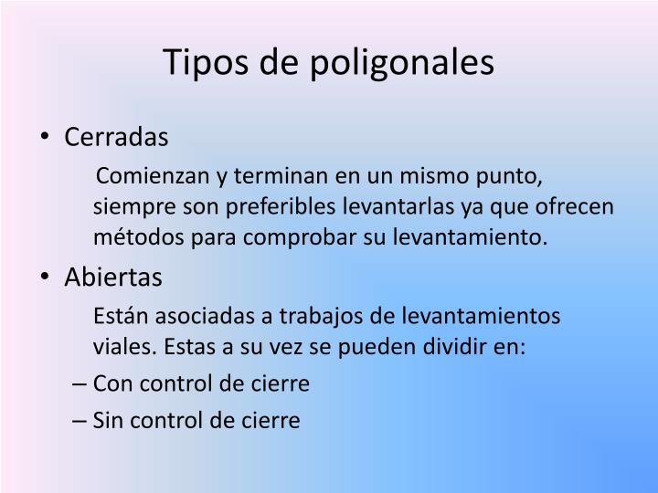 PPT - Tema 4 Poligonales PowerPoint Presentation - ID:2431539