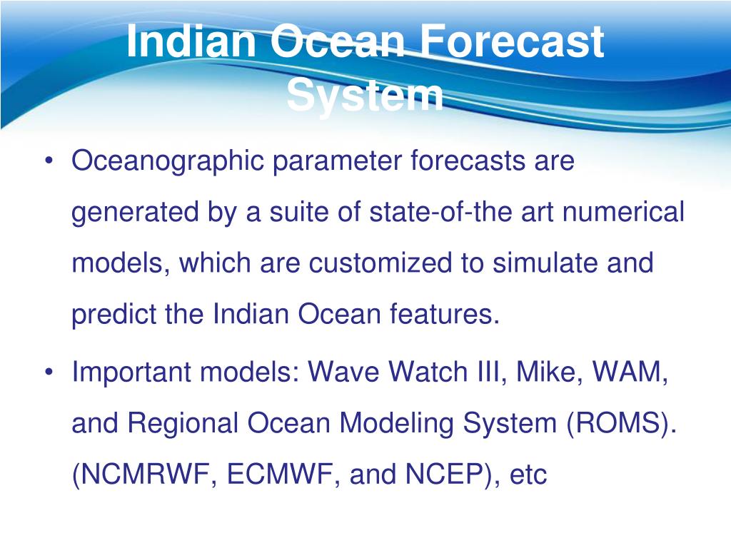 PPT - Enhancing Marine Forecast Products for Southwest Indian Ocean ...