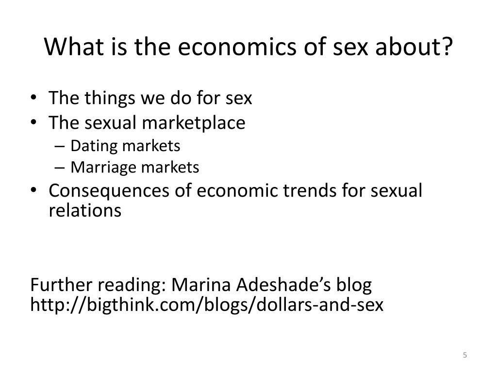 Ppt The Economics Of Sex Powerpoint Presentation Free Download Id