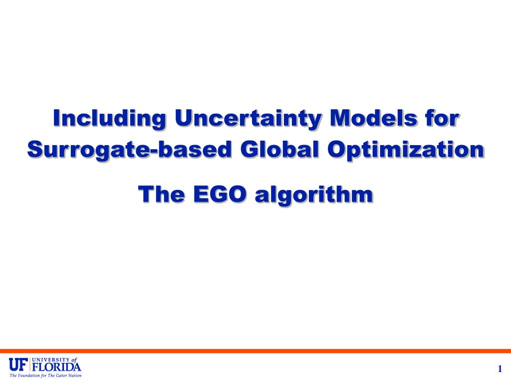 PPT - Including Uncertainty Models for Surrogate-based Global ... PPT - Including Uncertainty Models for Surrogate-based Global ...