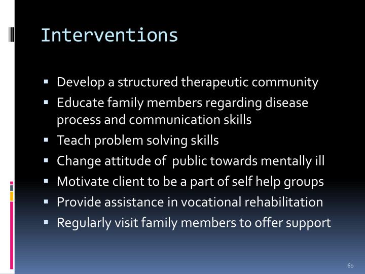 PPT - COMMUNITY MENTAL HEALTH NURSING PowerPoint Presentation - ID:2433125