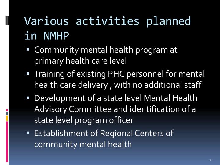 PPT - COMMUNITY MENTAL HEALTH NURSING PowerPoint Presentation - ID:2433125