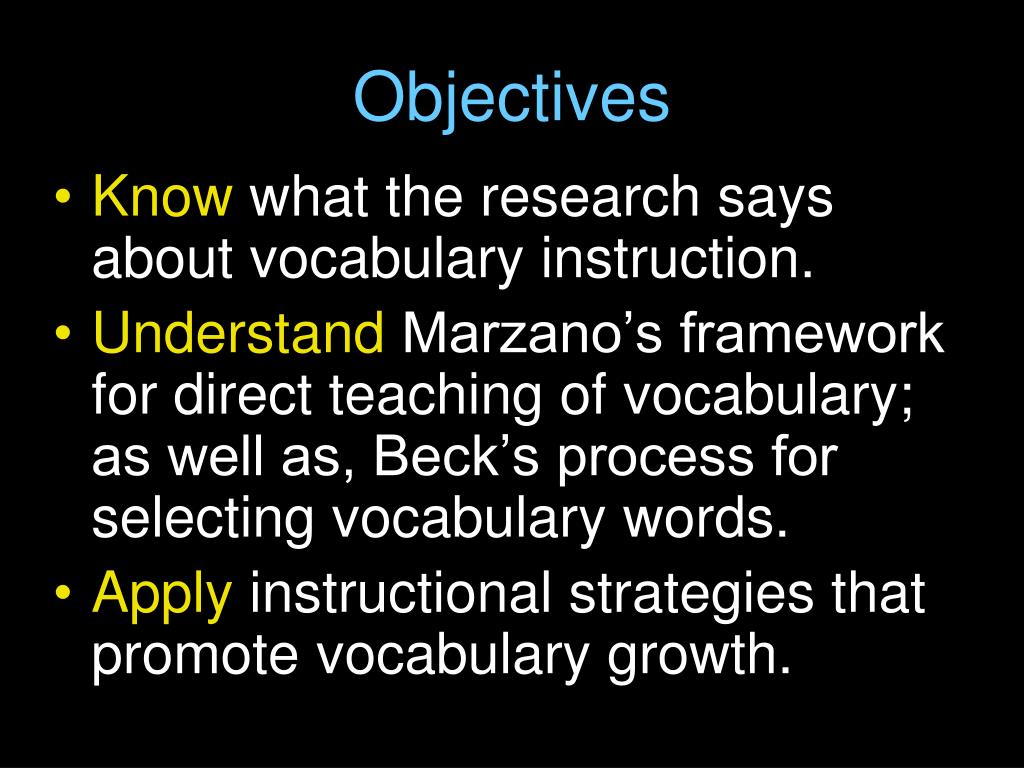 PPT - Growing Vocabulary PowerPoint Presentation, free download - ID ...