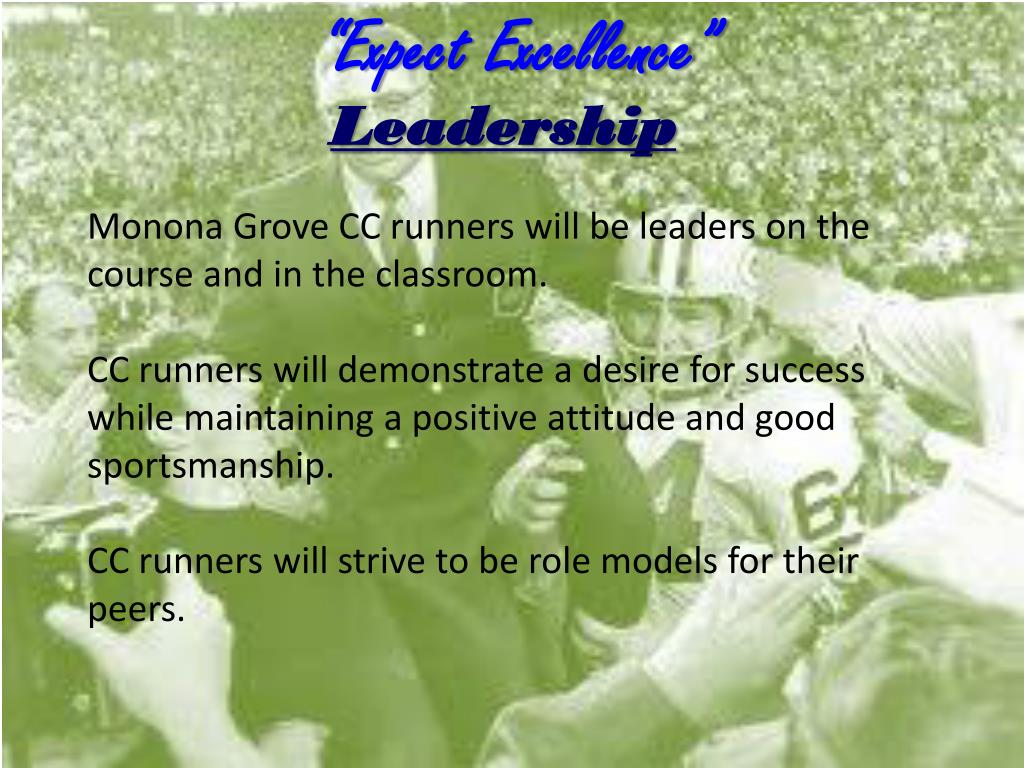 PPT - Monona Grove Athletic Department “Expect Excellence” Leadership ...