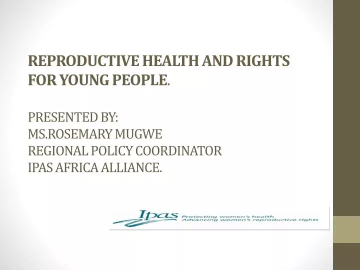 PPT - Definition of Reproductive Health PowerPoint Presentation, free ...