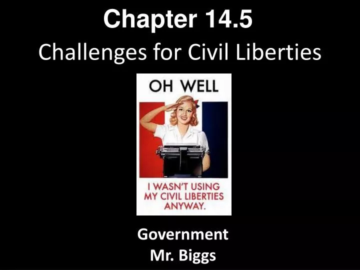 PPT - Challenges for Civil Liberties PowerPoint Presentation, free ...
