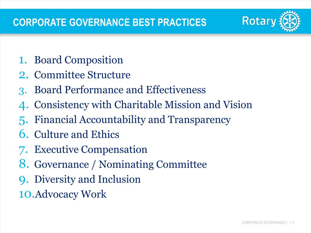 PPT - CORPORATE GOVERNANCE In Nonprofit Organizations PowerPoint ...