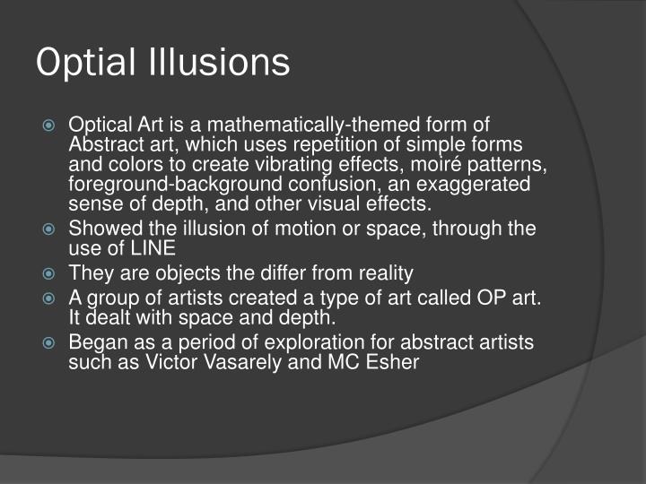 PPT - Optical Illusions PowerPoint Presentation - ID:2433804
