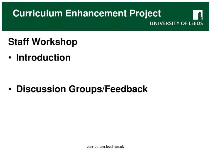 PPT - Curriculum Enhancement Project PowerPoint Presentation, free ...