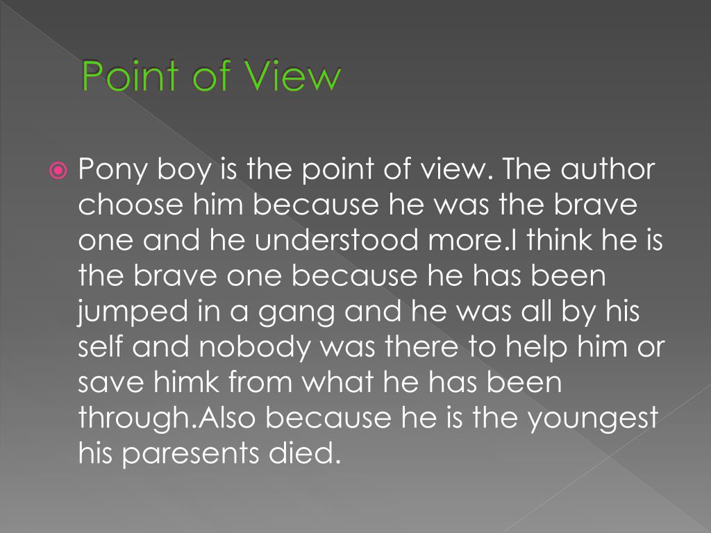 PPT - The Outsiders S.E HINTON year:1967 Genre:fiction PowerPoint ...
