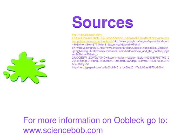 Ppt Oobleck Powerpoint Presentation Id 2434892