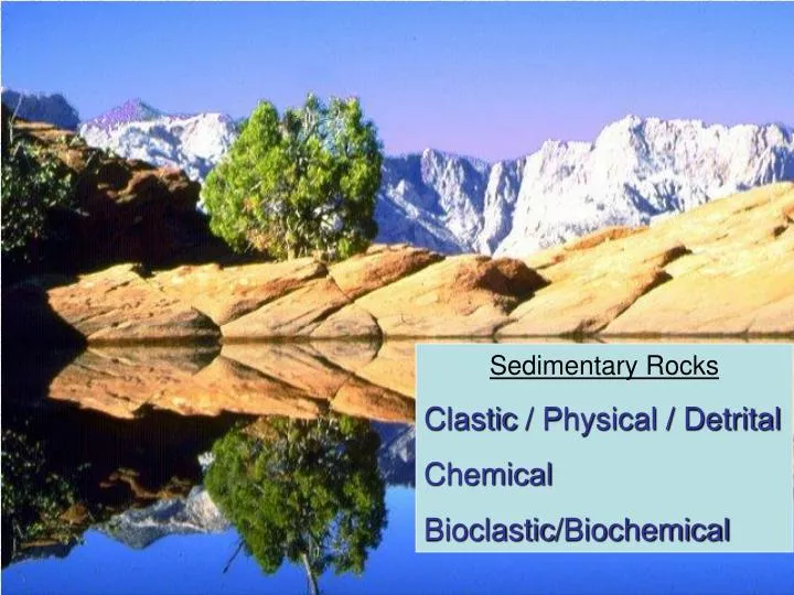 PPT - Sedimentary Rocks Clastic / Physical / Detrital Chemical ...