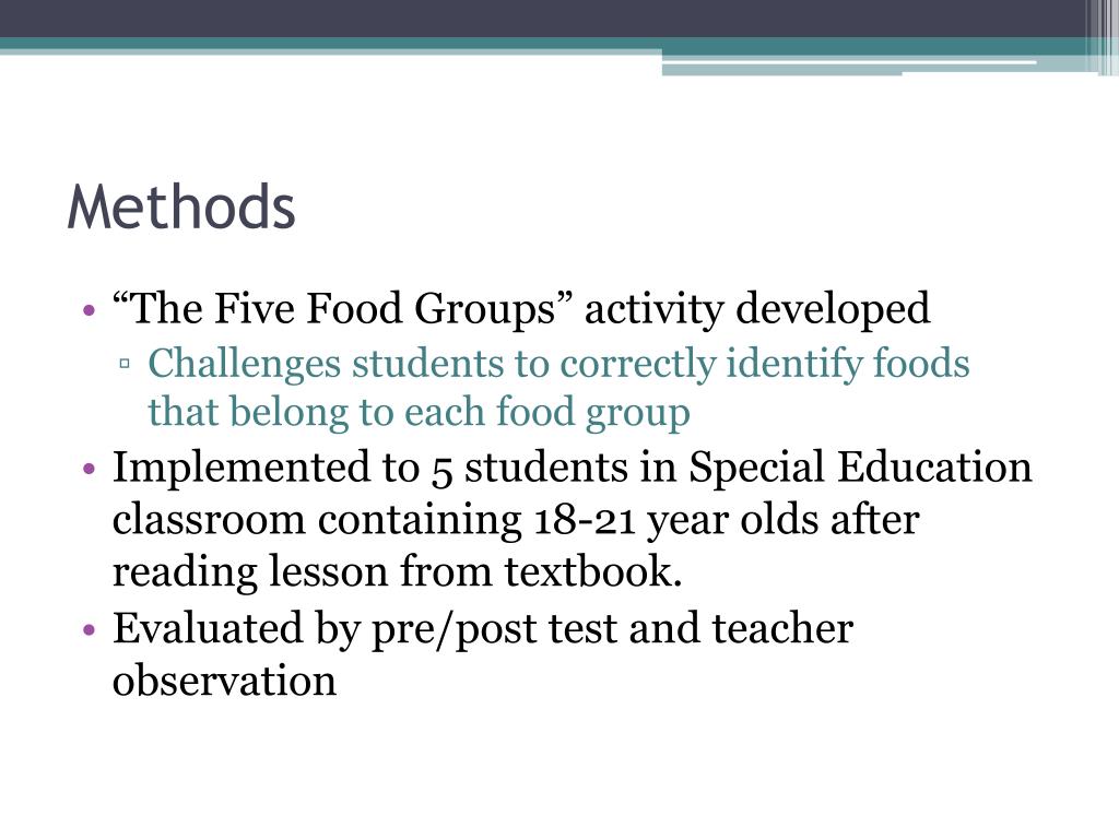 PPT - Nutrition Education for Young Adults with Developmental ...