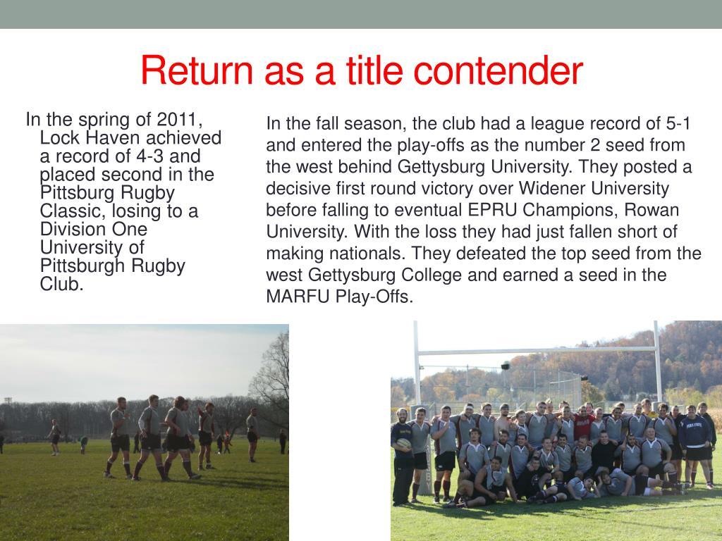 PPT - Lock Haven Men’s Rugby Football Club PowerPoint Presentation ...