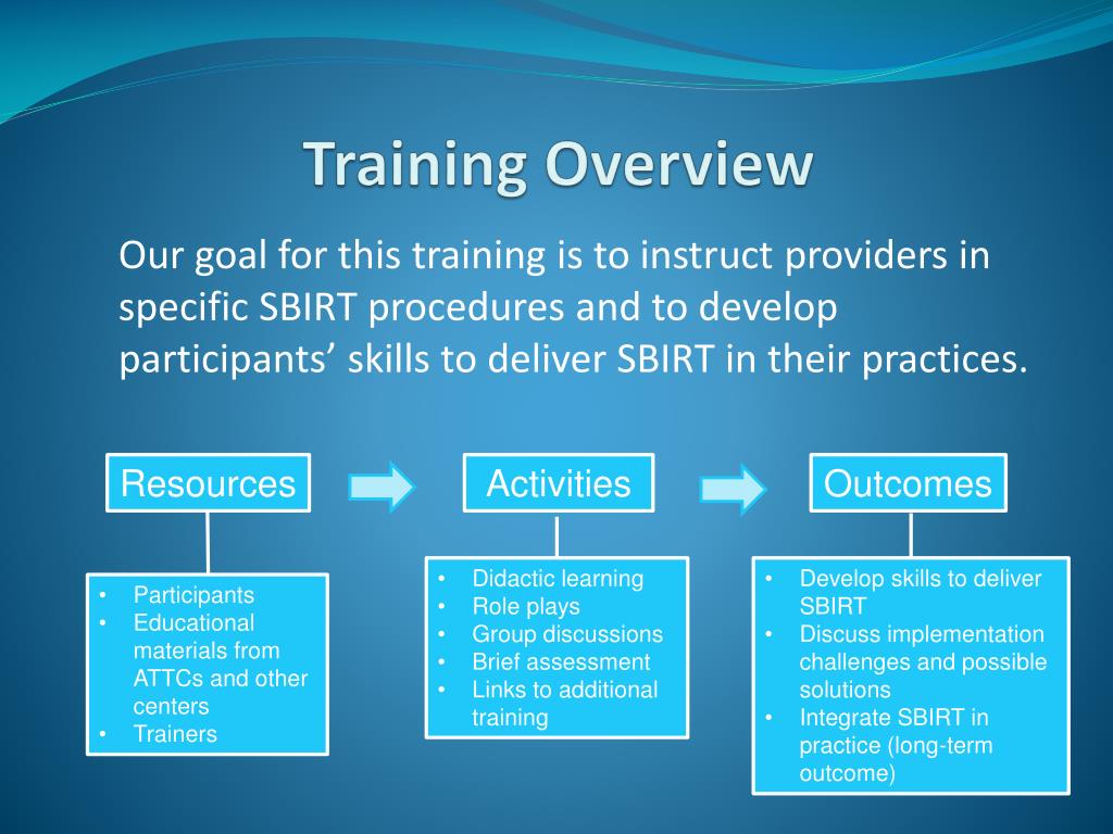 PPT - Screening, Brief Intervention, and Referral to Treatment (SBIRT ...